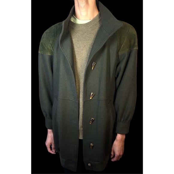 American Vintage | Jackets & Coats | 7sboho Suede Leather Coat Cottage ...